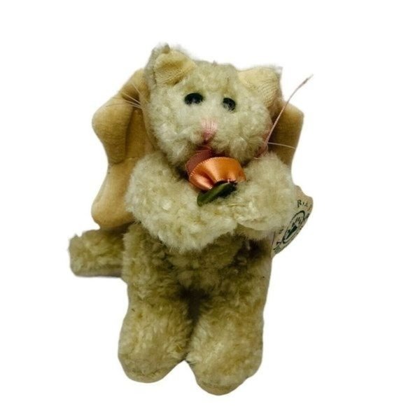 Boyds Bears | Toys | Boyds Bears Seraphina 565 Angel Cat Plush Ornament ...